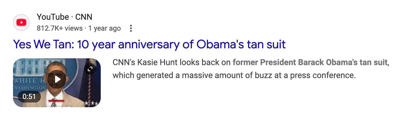 Obama's Latest Comments About His Infamous Tan Suit Are Very Funny
