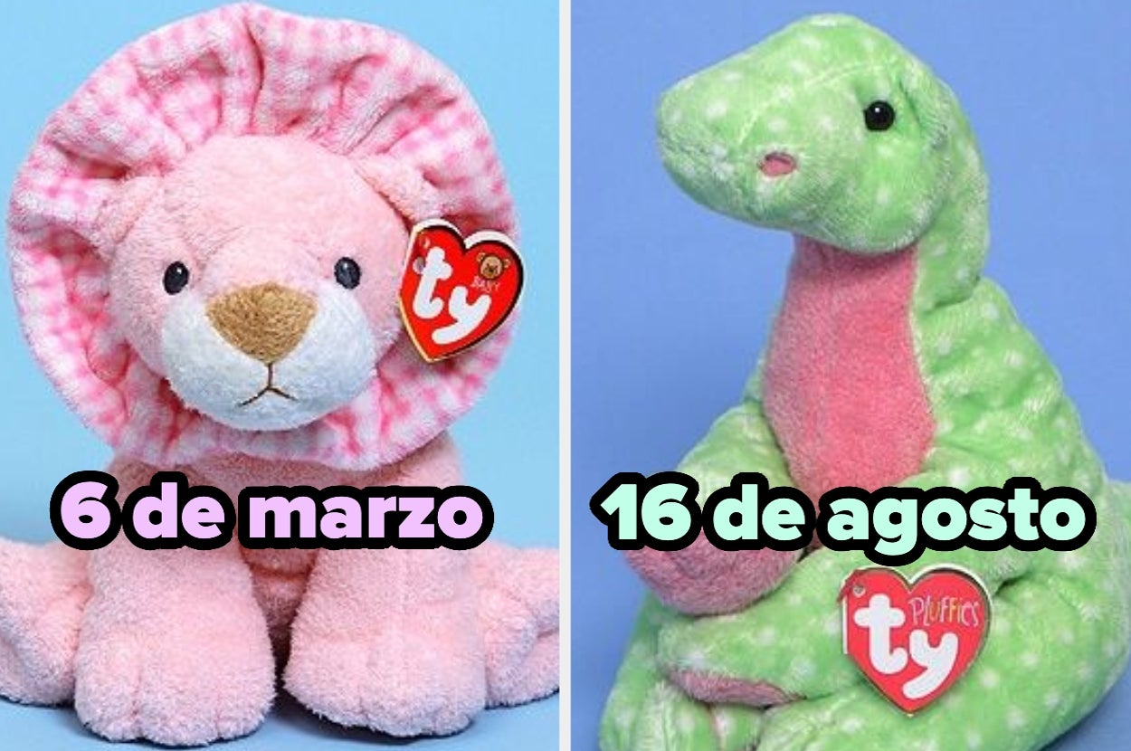 Dime cuándo naciste y te diré con qué Beanie Baby compartes cumpleaños