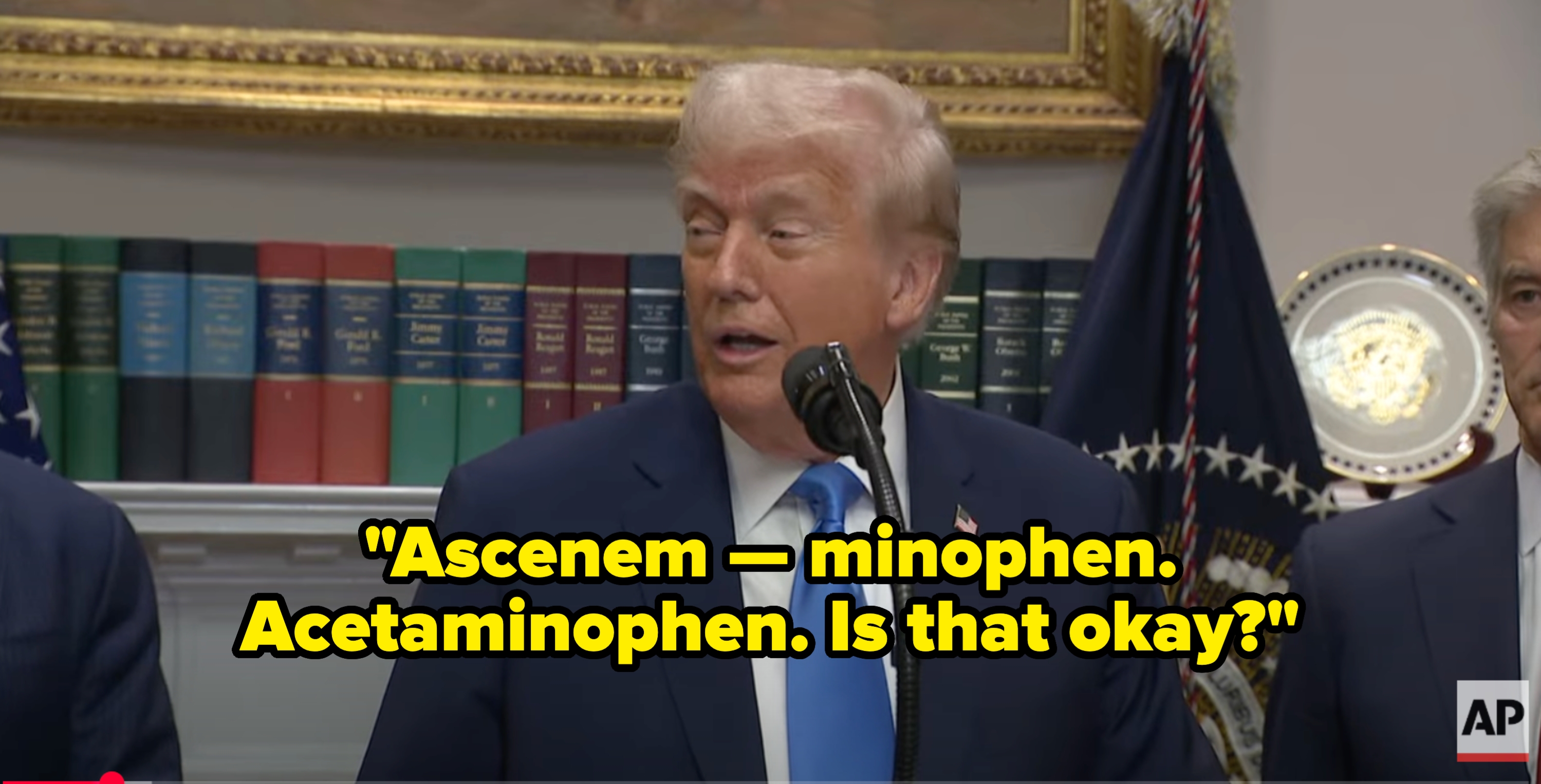Trump Stumbles Over Acetaminophen Pronunciation: Viral Clip