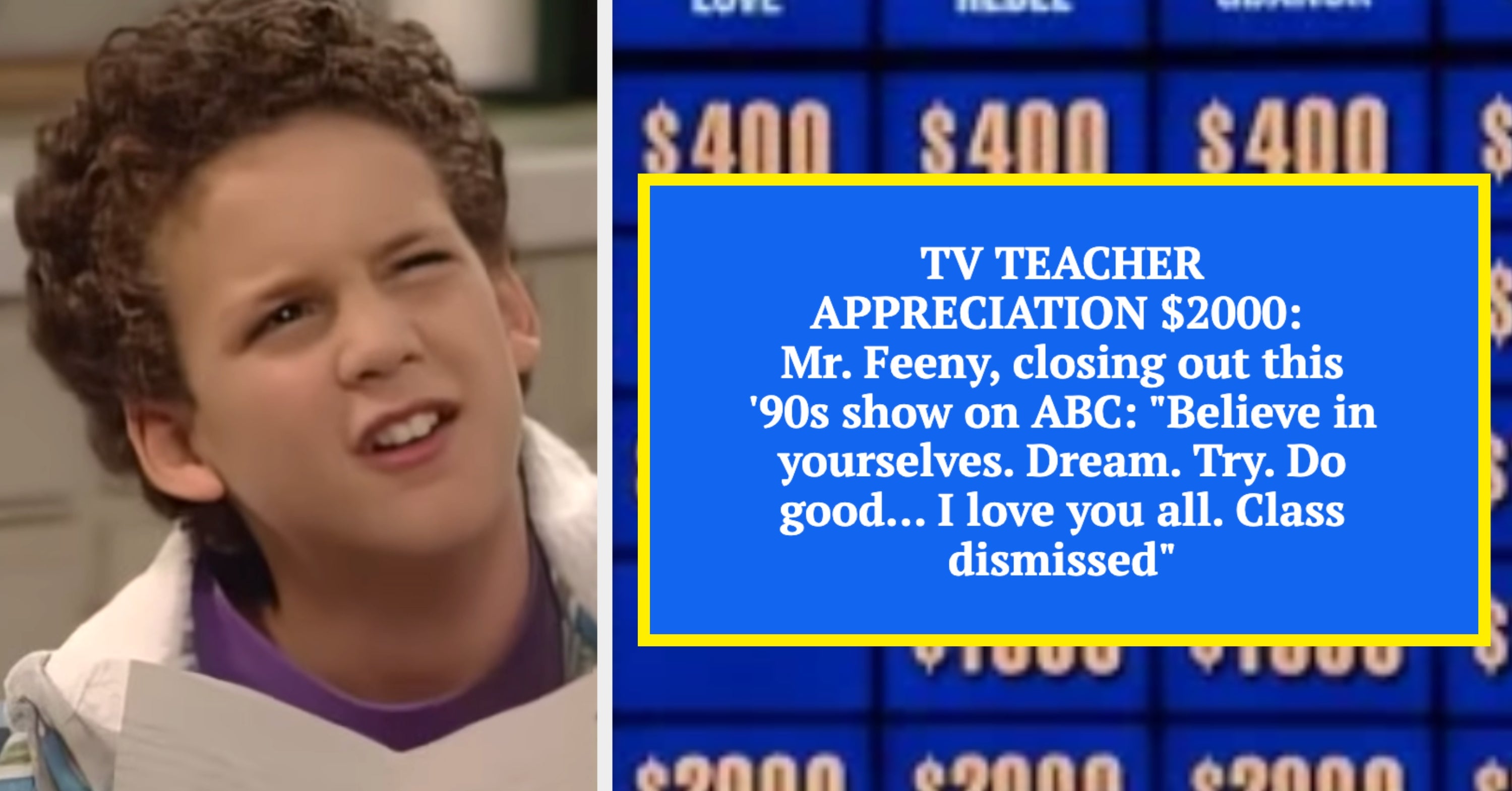'90s TV Shows Jeopardy Trivia — BuzzFeed Quizzes