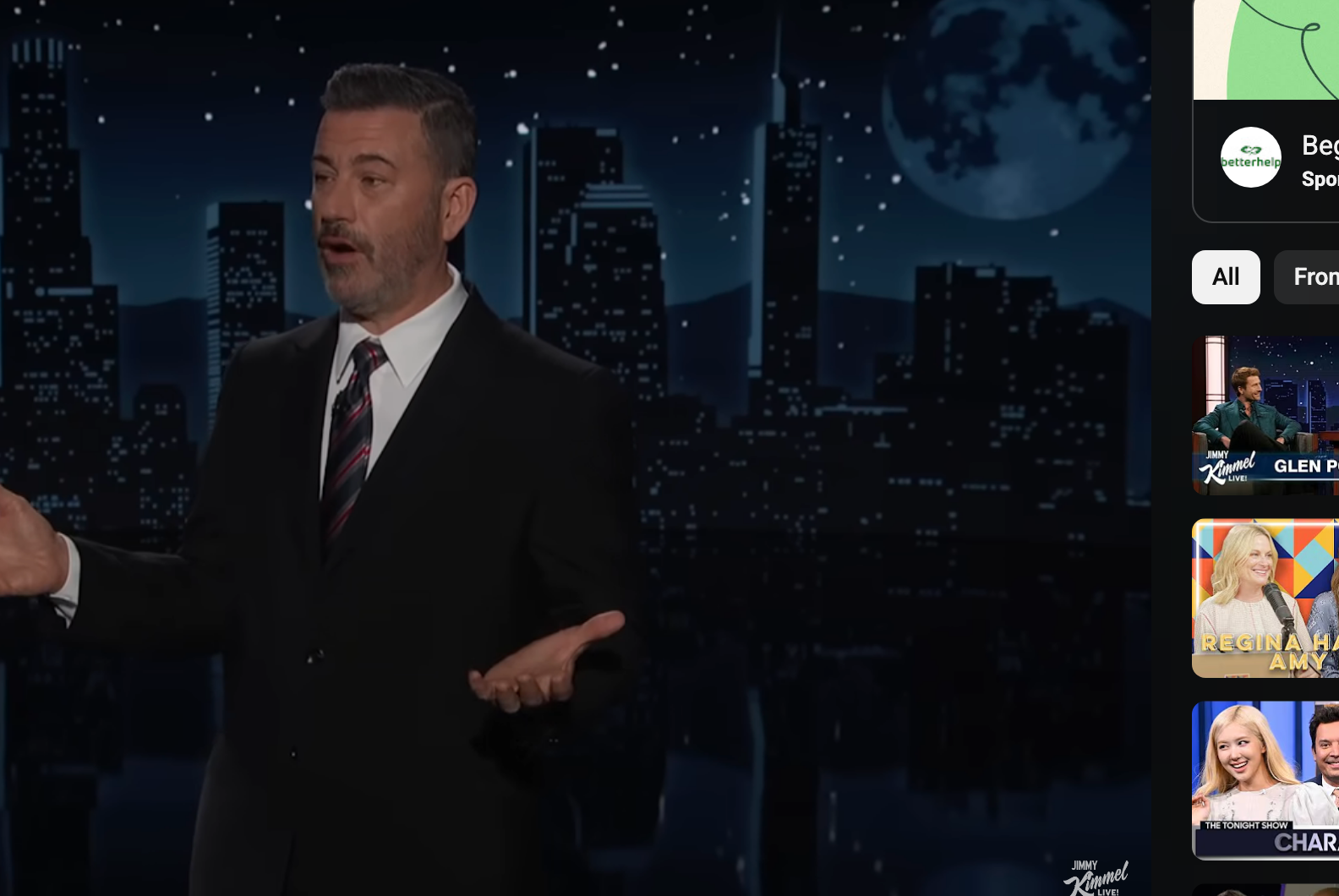 Jimmy Kimmel Return Monologue: Every Trump Dig