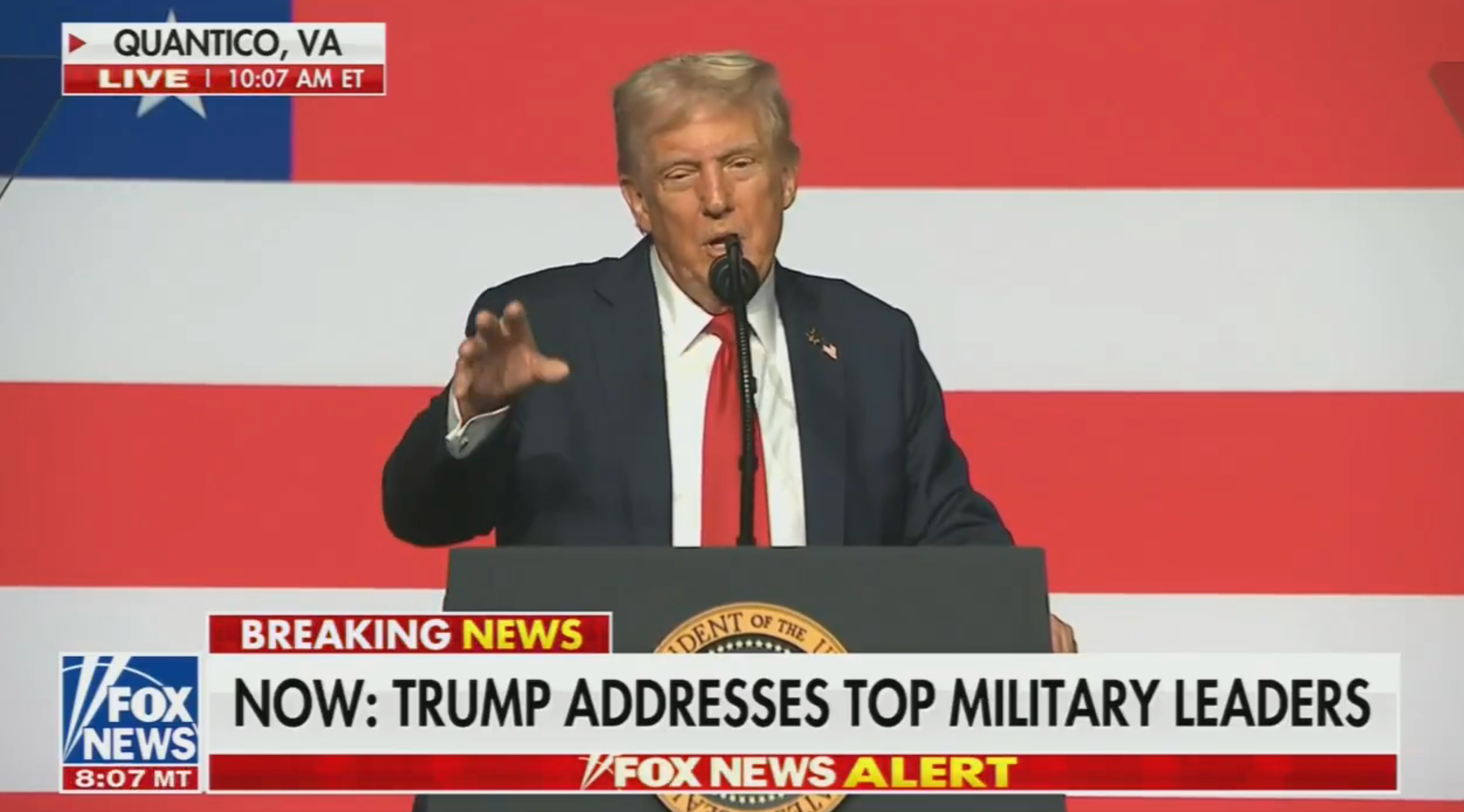 Donald Trump's Terrifying Message To Military Generals Is Going Viral
