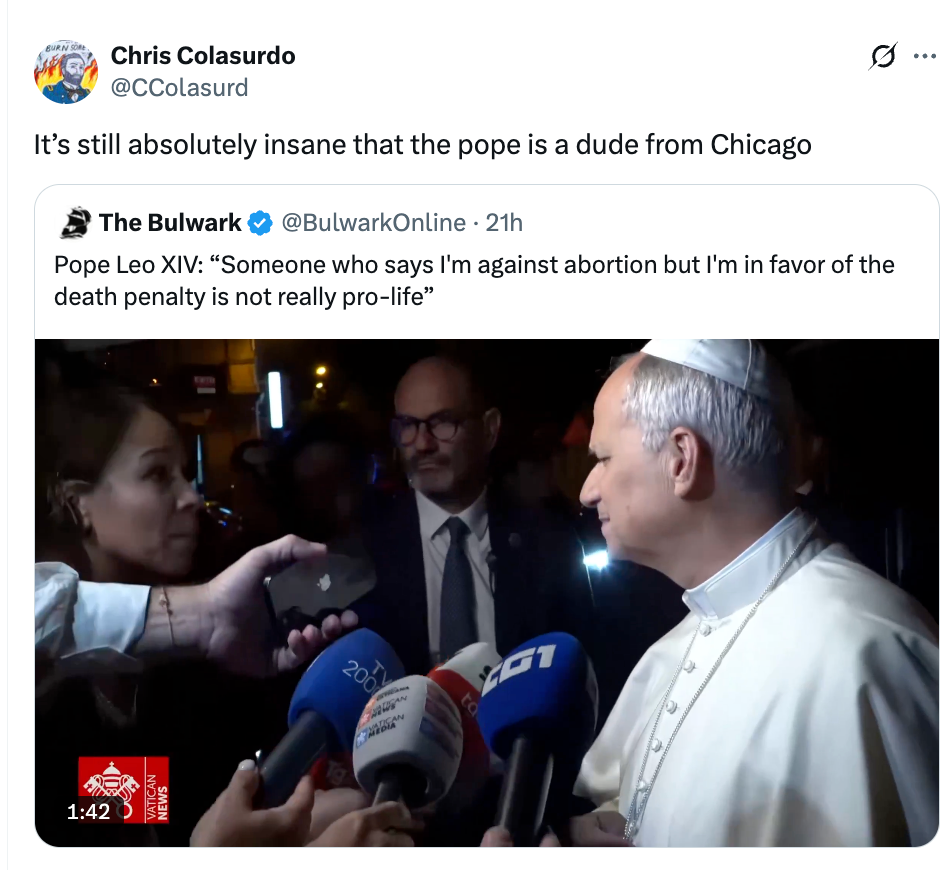 The Pope's Take On What Pro-Life Actually Means Is Going Viral