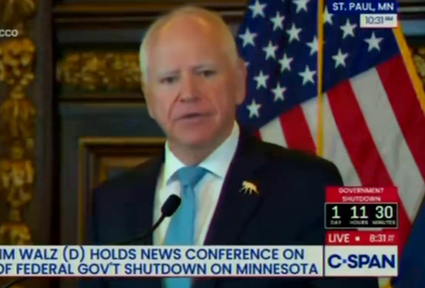 Tim Walz Roasted Donald Trump’s Escalator Fail With 5 Simple Words