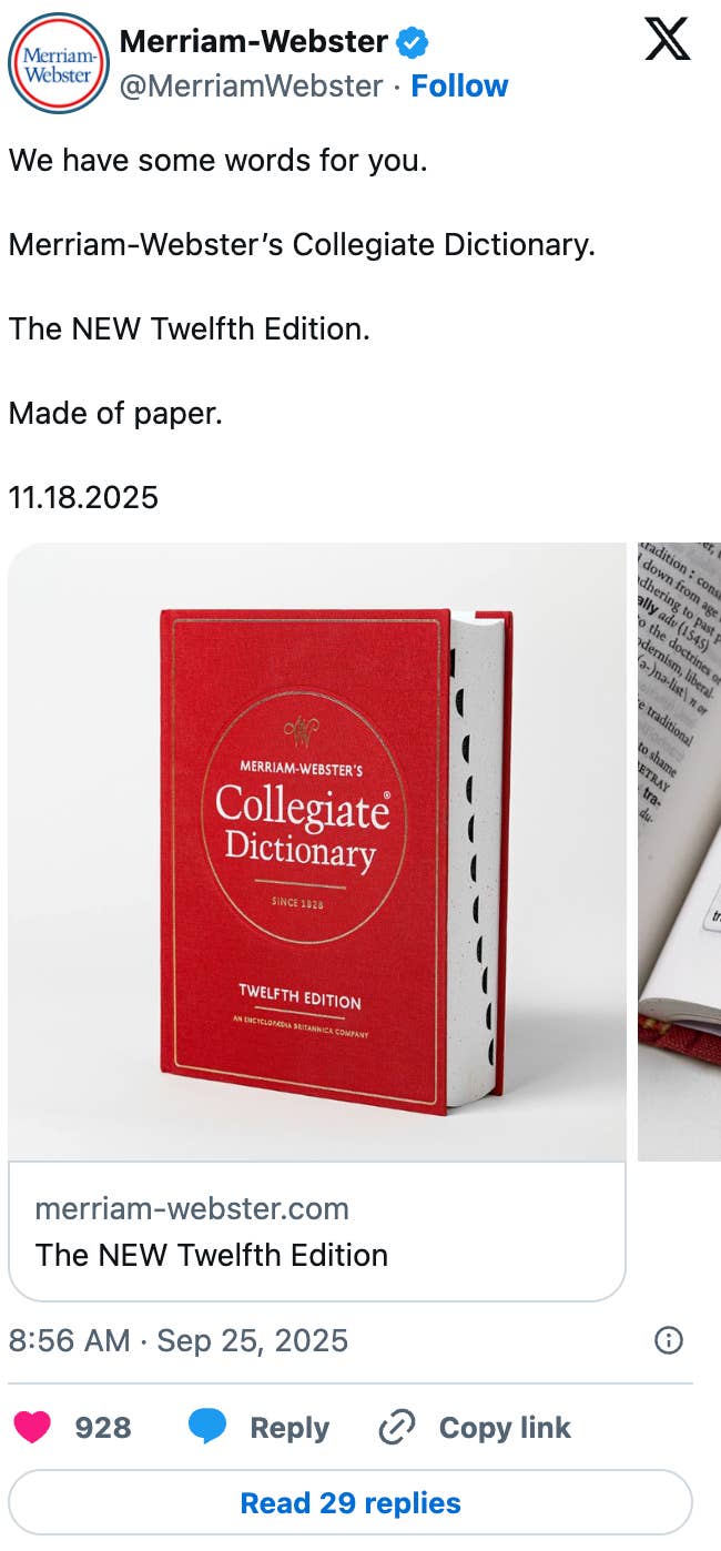webster dictionary format