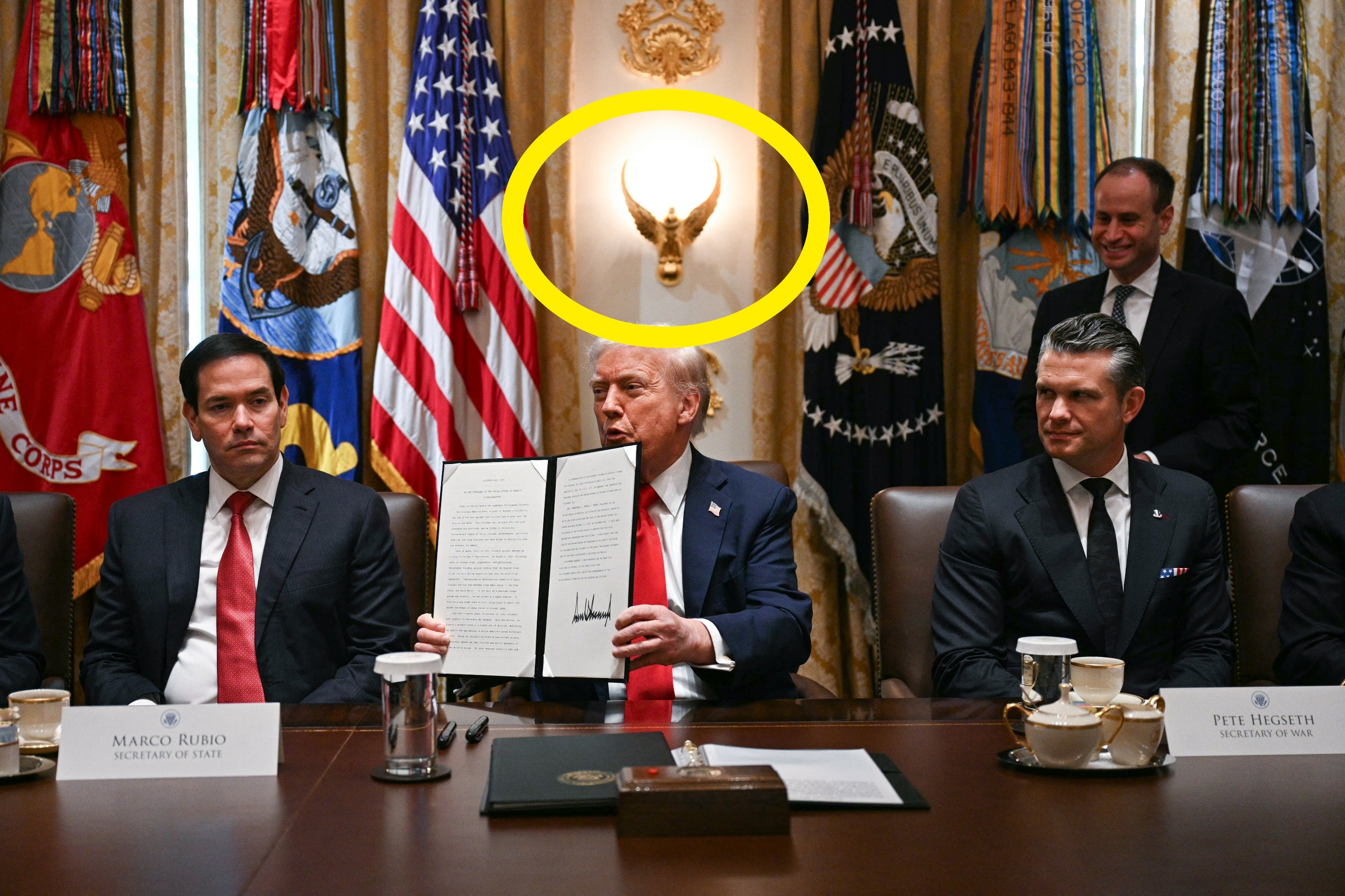 Trump's Viral 'Devil Horns' Photo Takes Internet By Storm