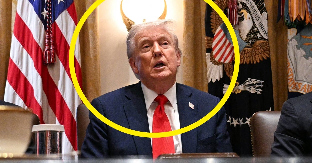 Trump's Viral 'Devil Horns' Photo Takes Internet By Storm