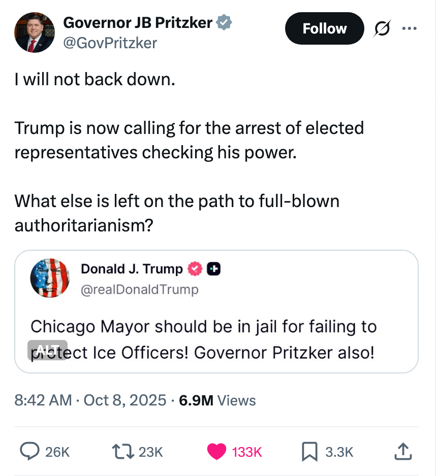 Best Political Tweets 10-10-2025