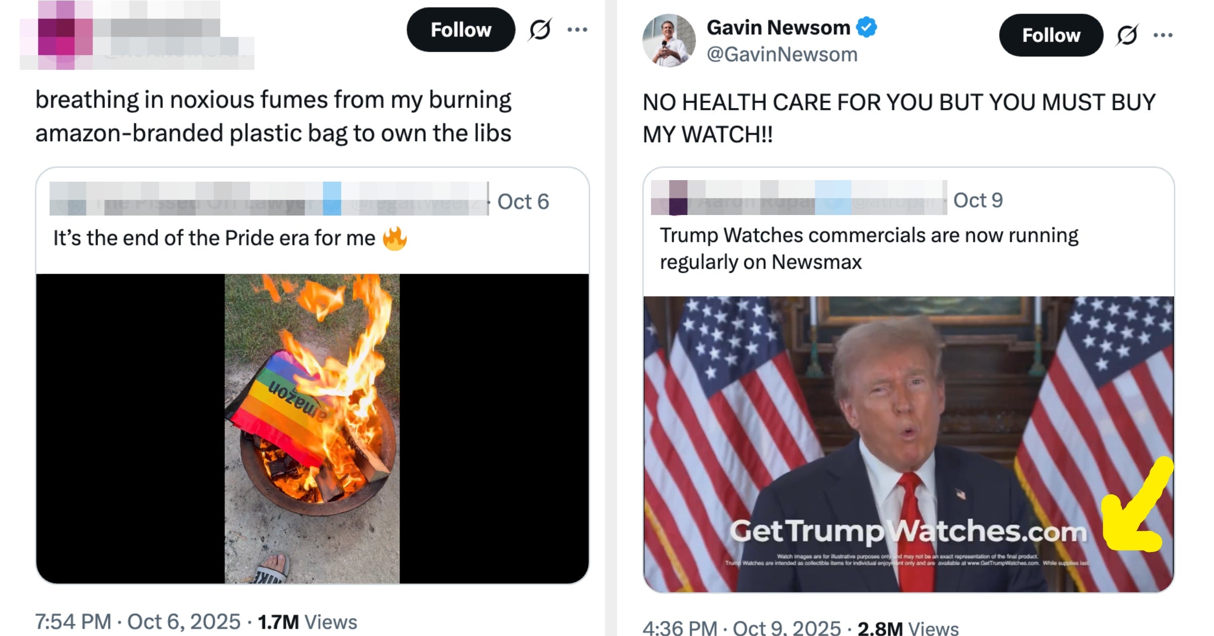 Best Political Tweets 10-10-2025
