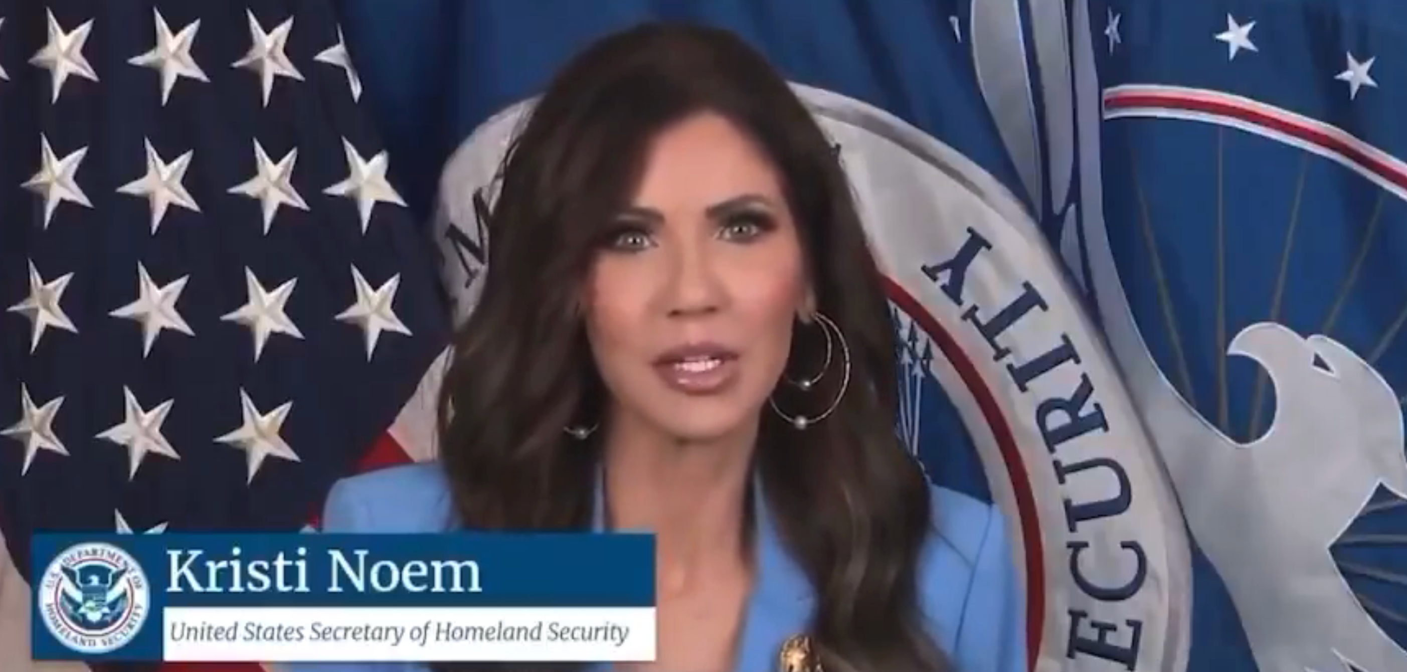 Kristi Noem Viral Airport Video