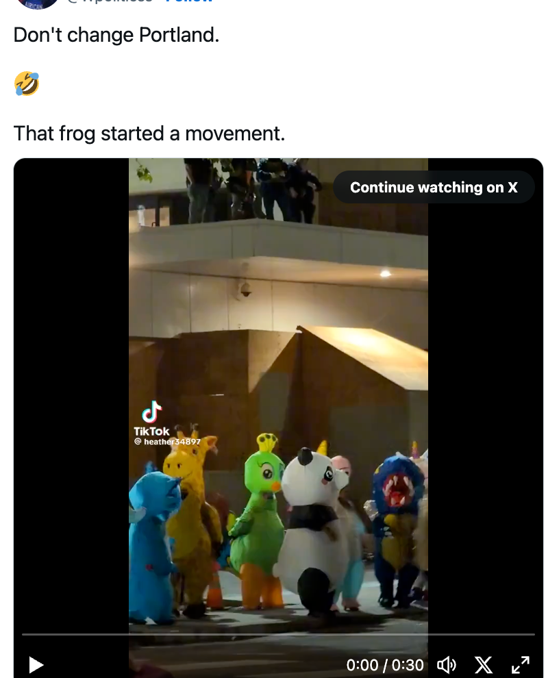 Explainer: Why You're Seeing Frogs Protesting ICE
