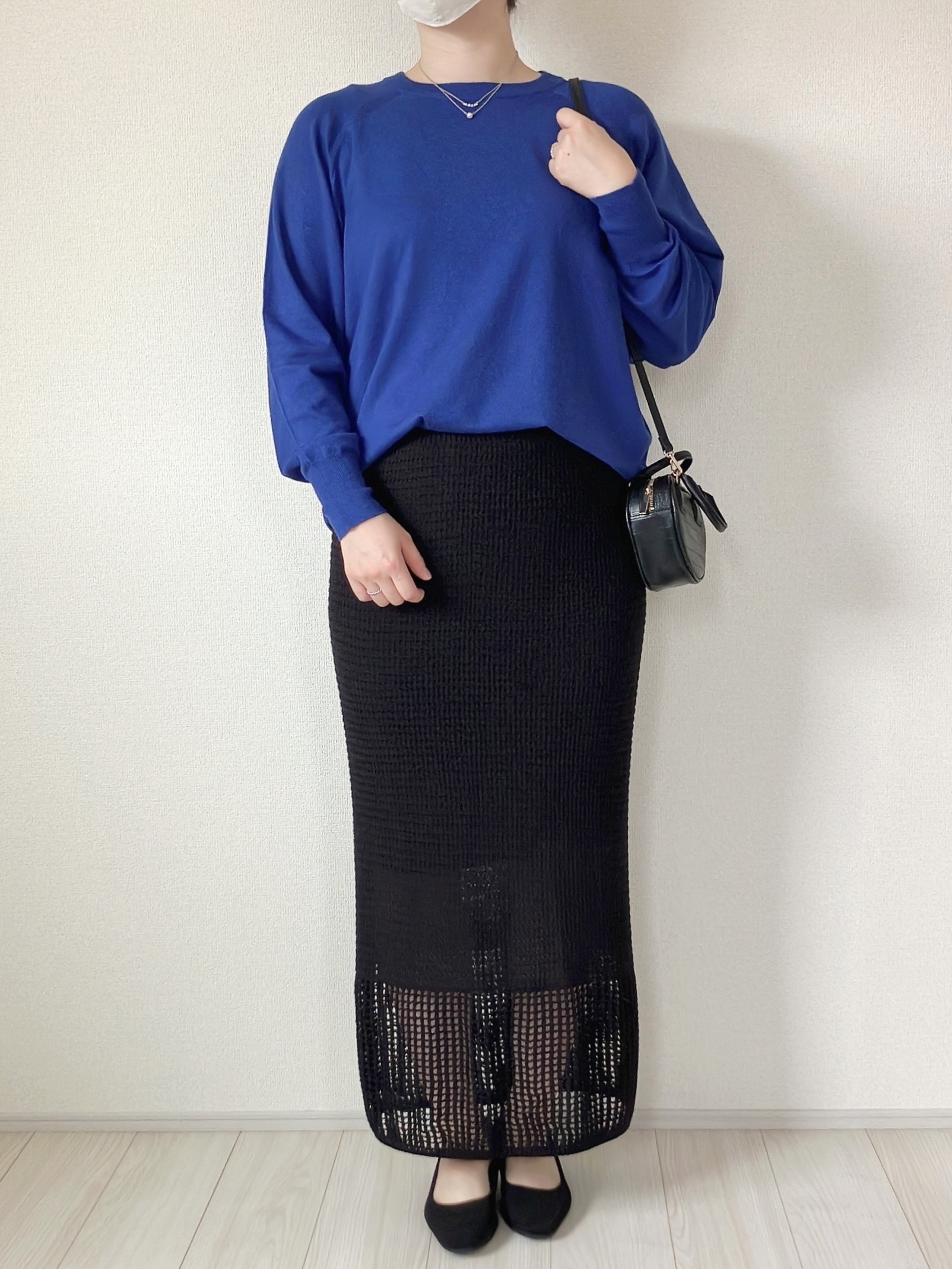 すぽんと着るだけでオシャレ見えする！cocaの「1990円ニット」二の腕もおしりも隠せるし、ゆったり着られて楽ちんなの！《着用レビュー》