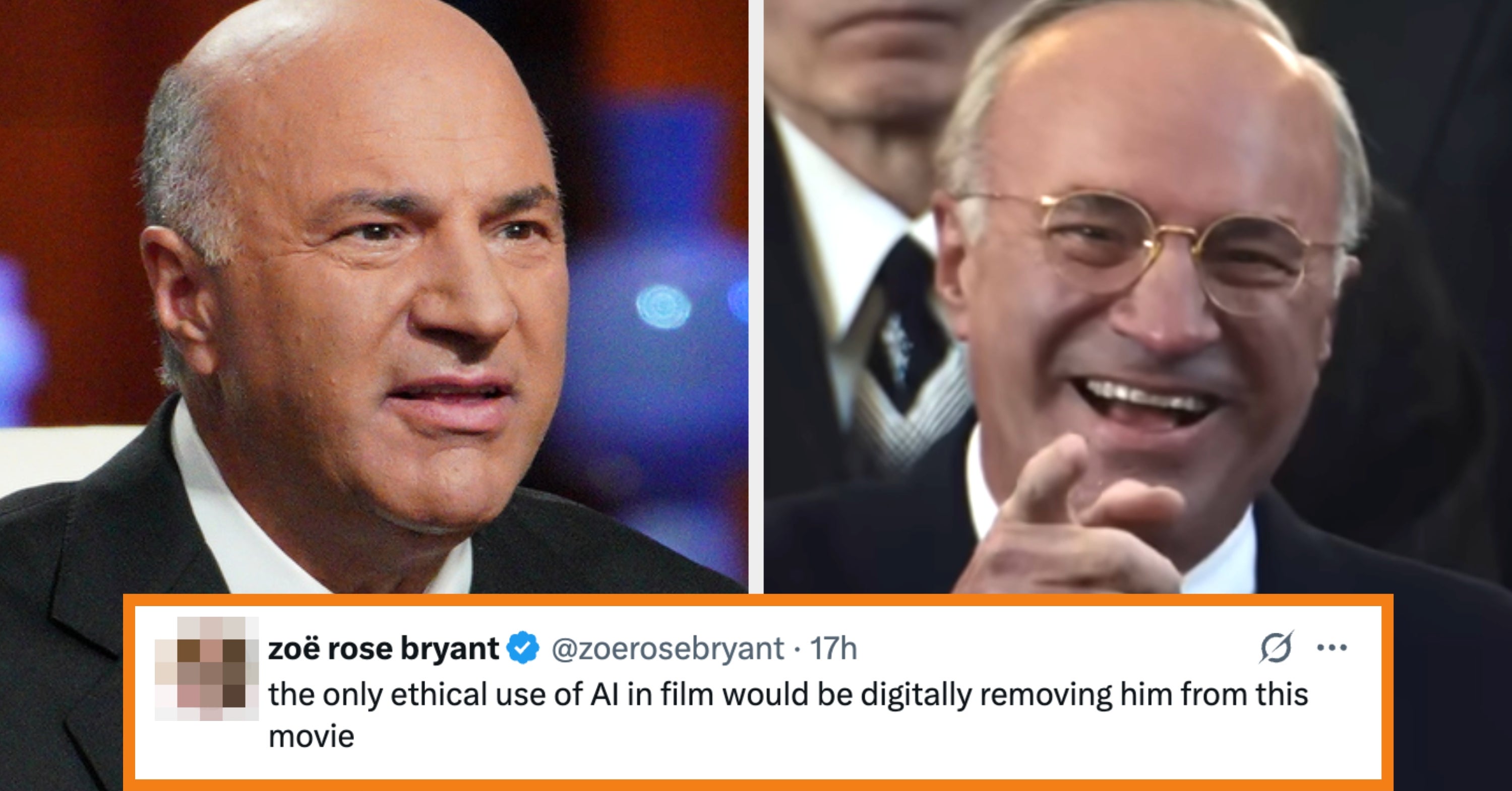 Kevin O'Leary's AI Actors Comments Spark Online Backlash