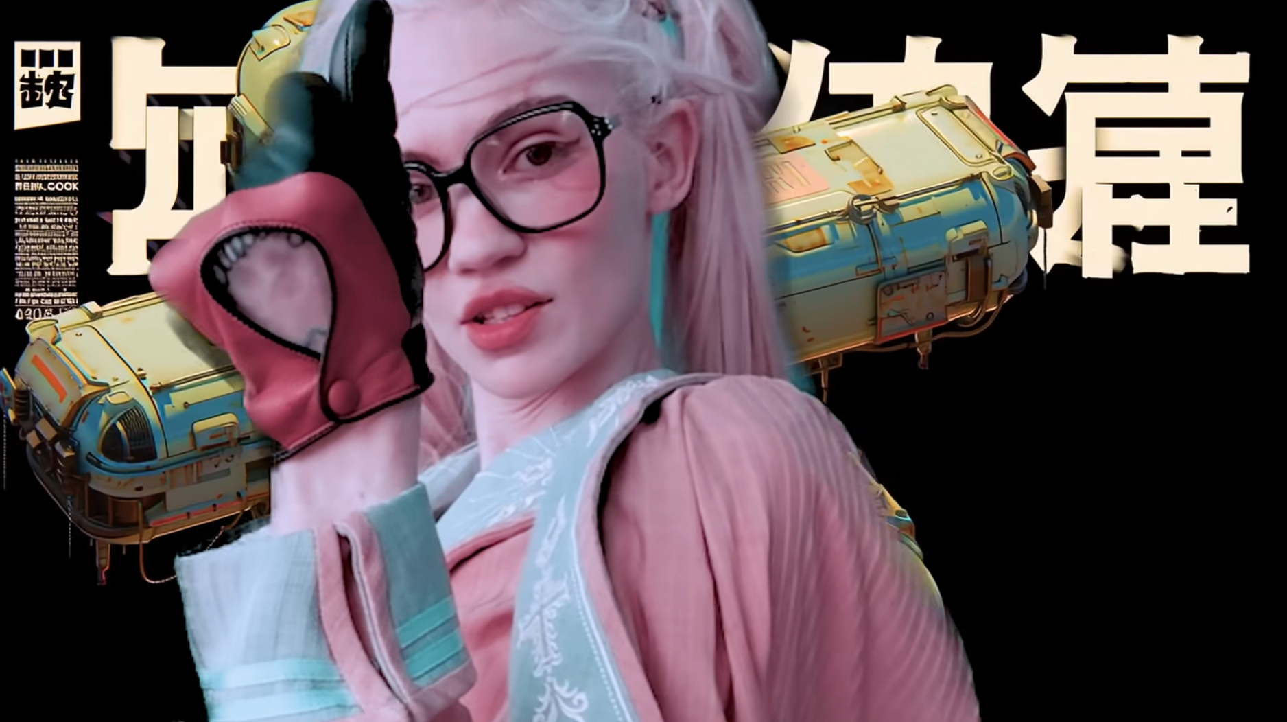 Grimes Reveals New Face Tattoo