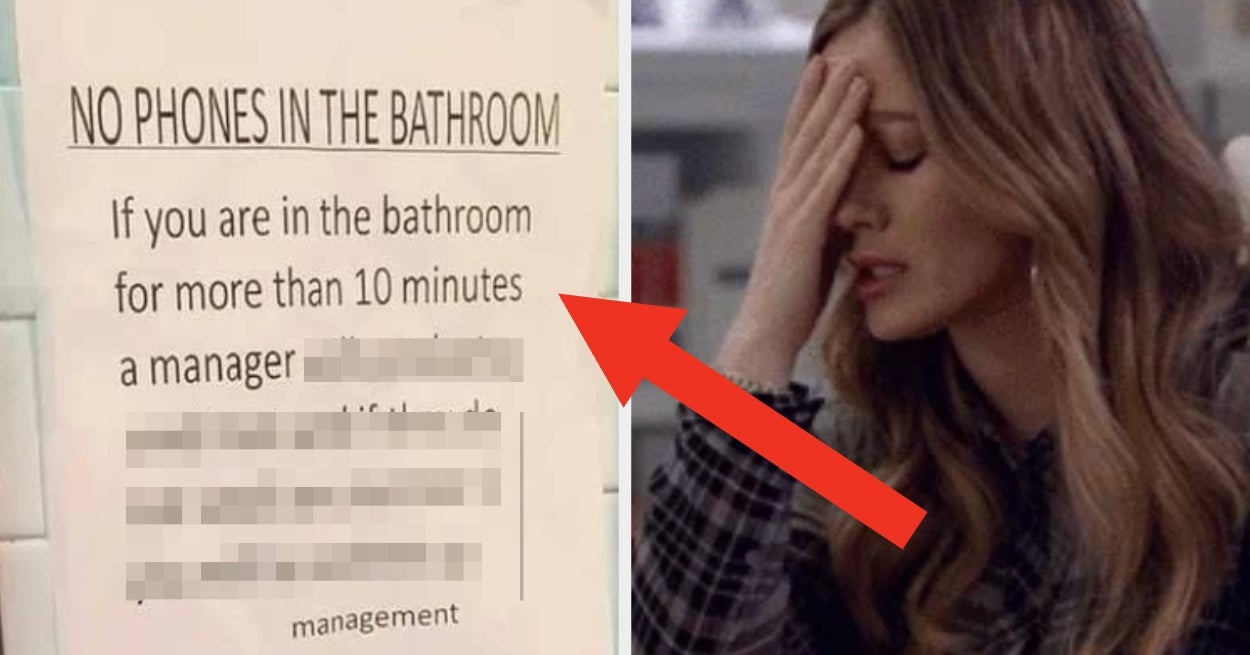 Absurd Workplace Bathroom Sign Goes Viral