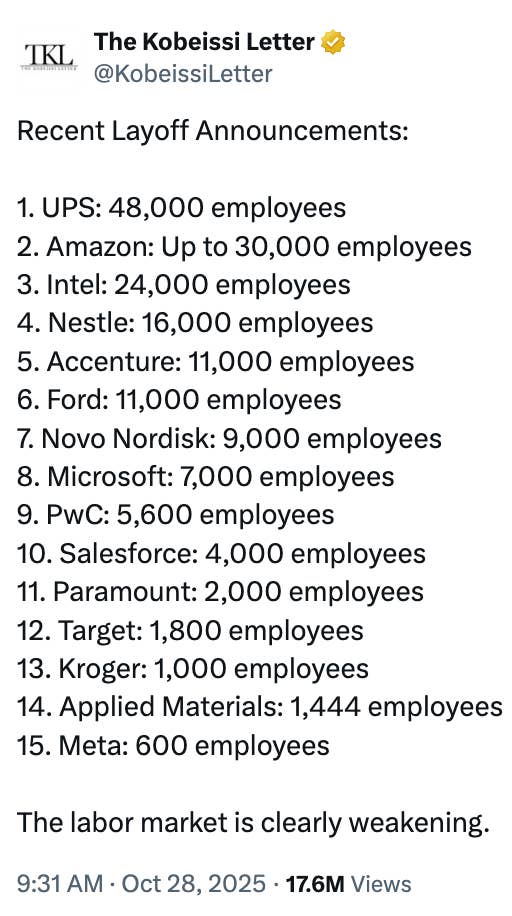 What US Layoffs Tell Us About Today's Economy