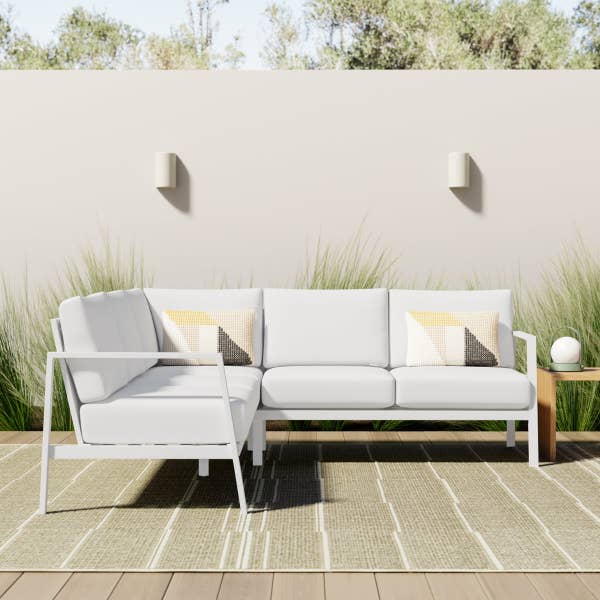outdoor sofa small space