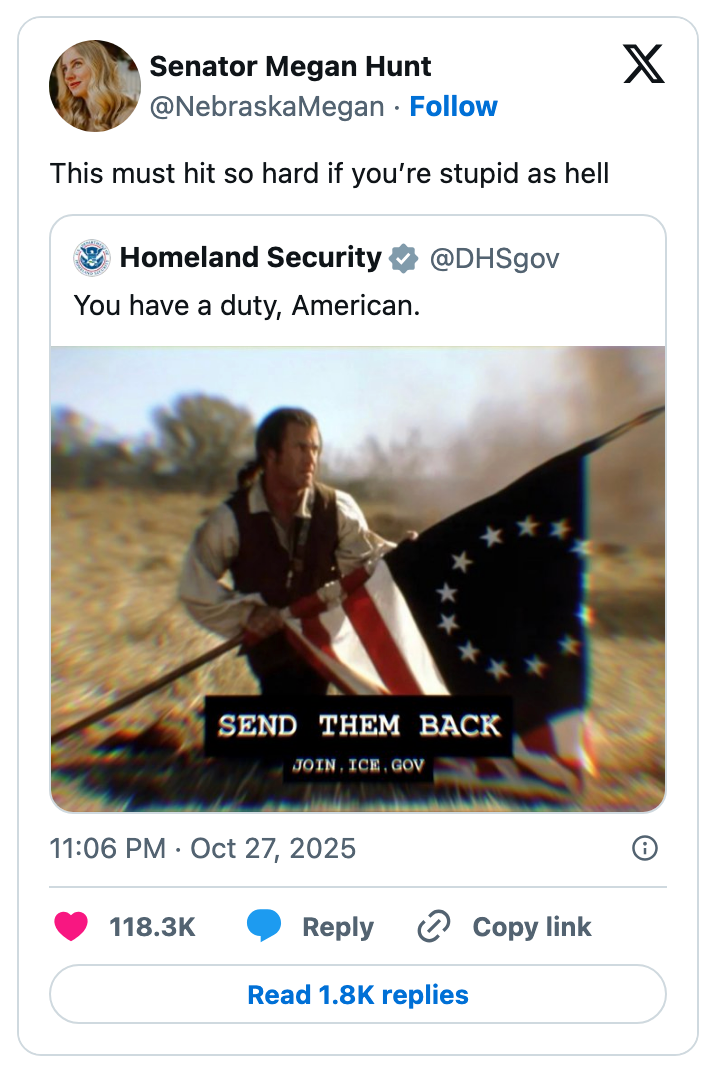 Best Political Tweets 10-31-2025