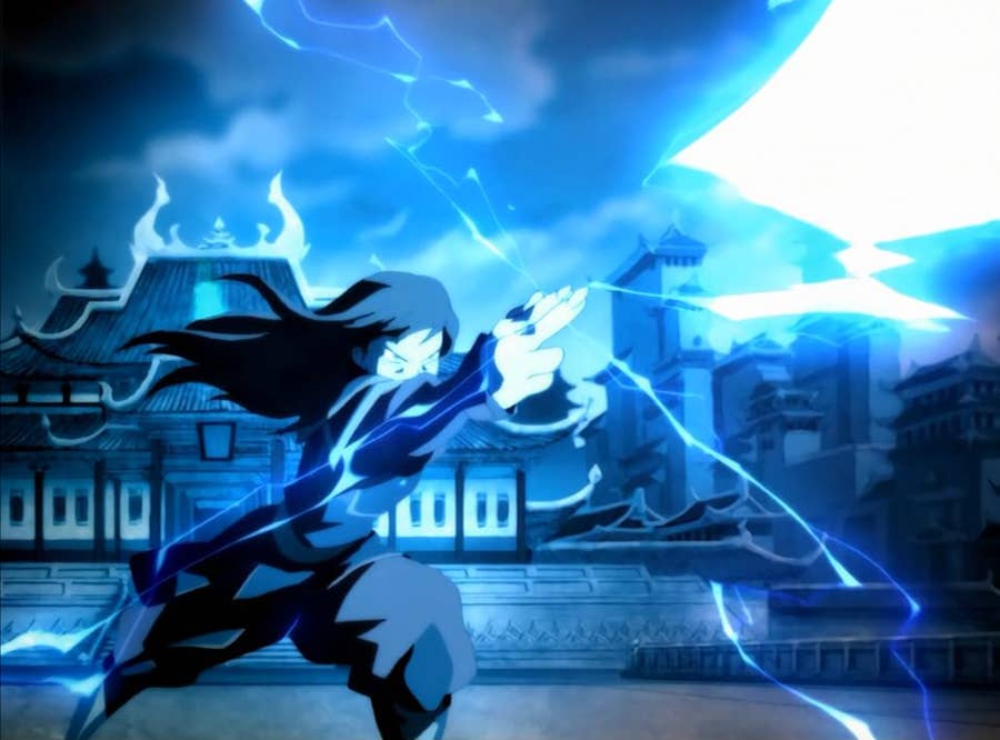 azula lightning
