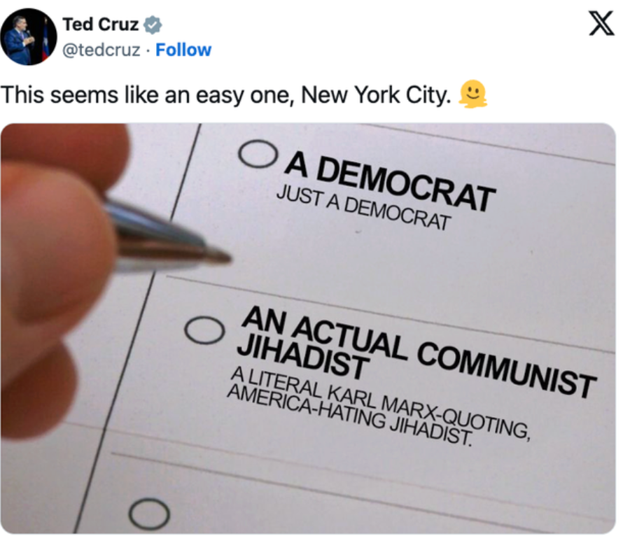 Ted Cruz Wants New Yorkers To Vote For Cuomo