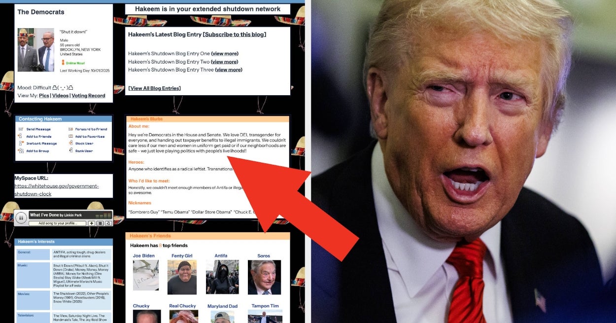 White House Creates Bizarre 'Mysafespace' MySpace Parody