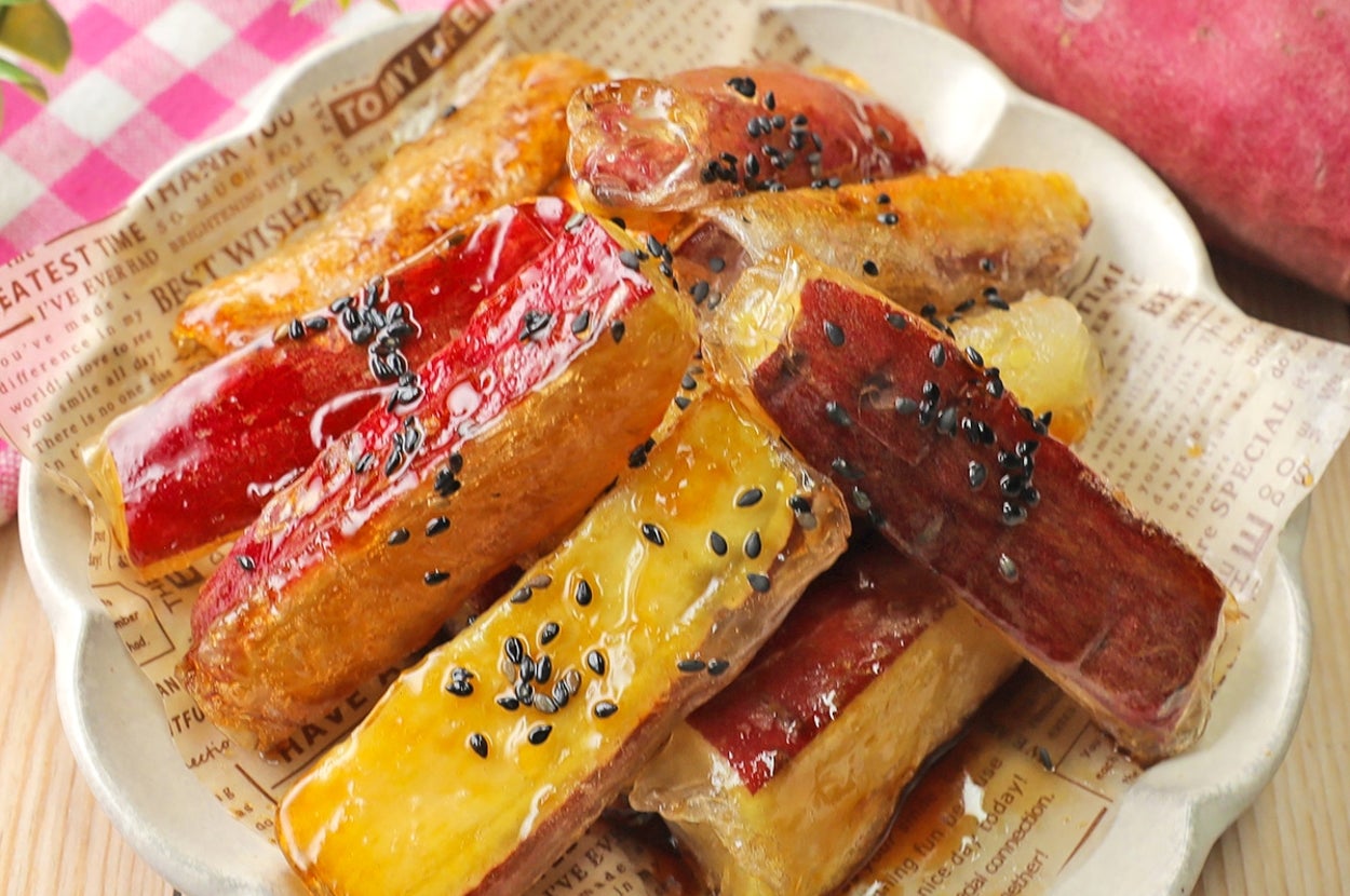 Crispy rice paper sweet potato bites | News Minimalist