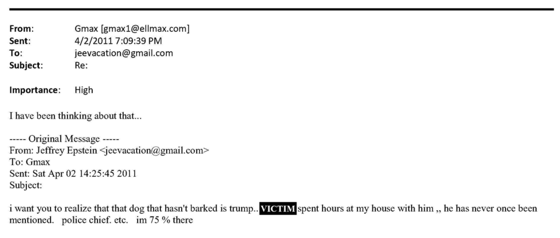 House Democrats Release Epstein Emails About Trump