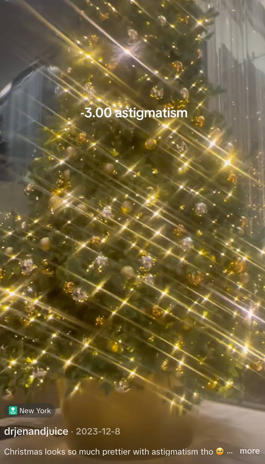 astigmatism night vision example