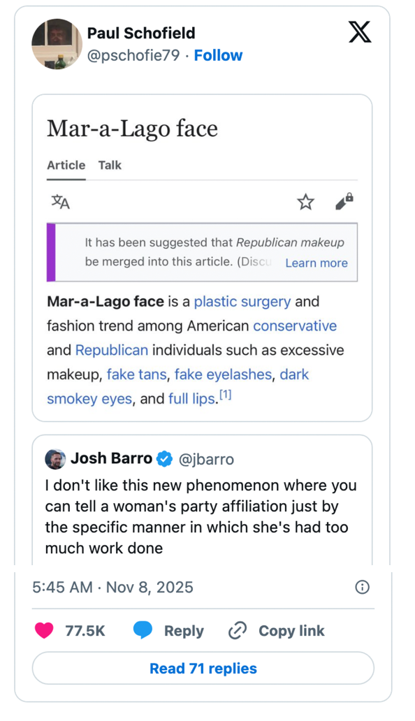 Best Political Tweets 11-14-2025