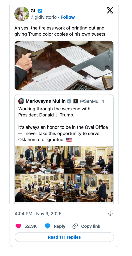 Best Political Tweets 11-14-2025