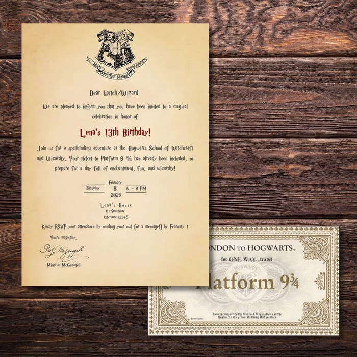 hogwarts letter date
