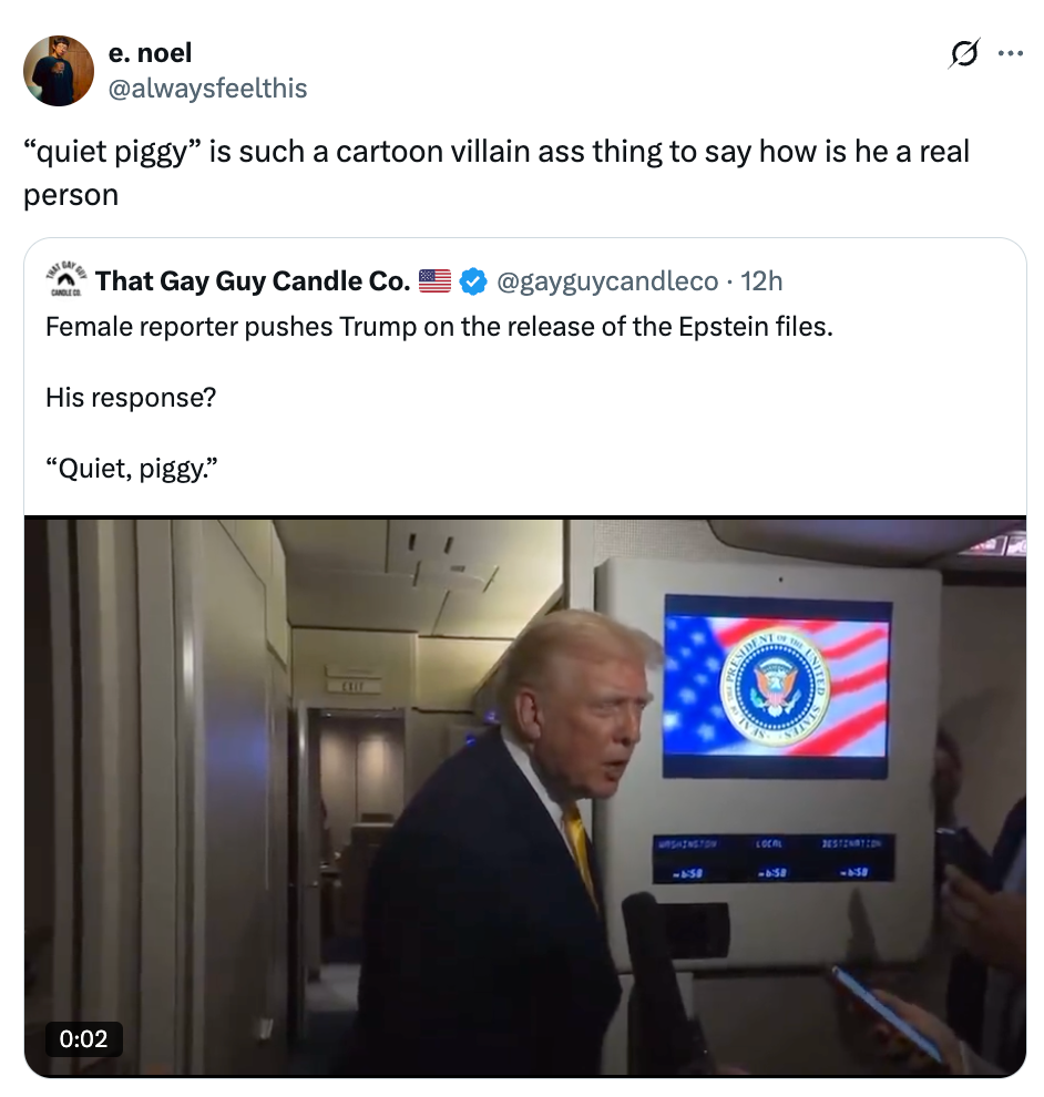 Trump Totally Lost It On Air Force One And Called A Reporter A Very ...