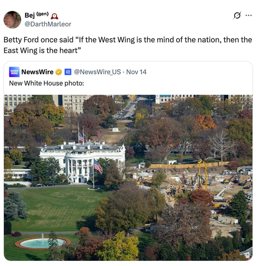 white house back view