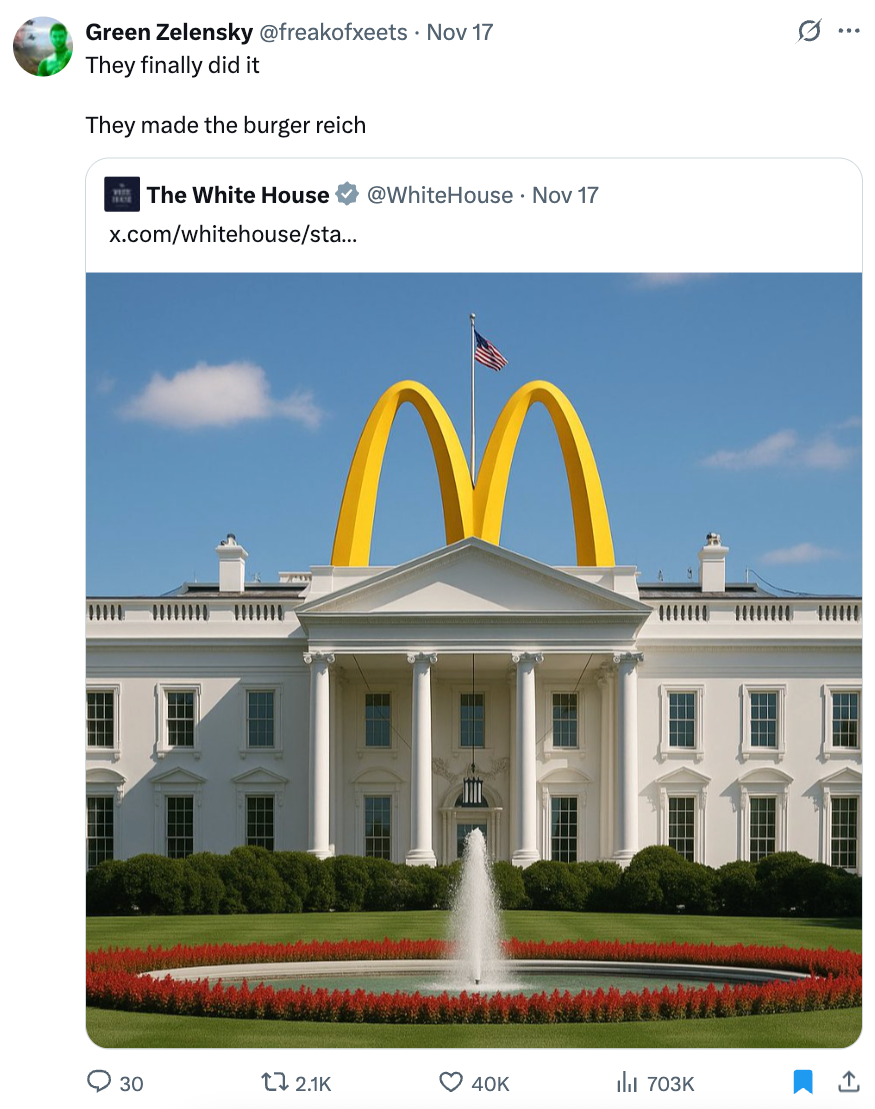 Trump's Bizarre McDonald's Video And Tweets Go Viral