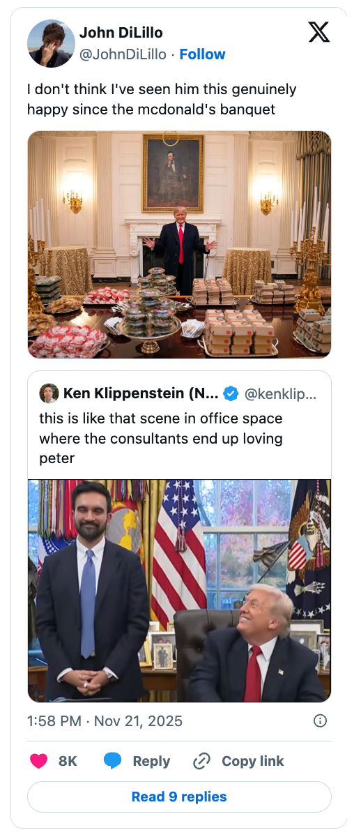 Donald Trump Appears Smitten With Zohran In New Images