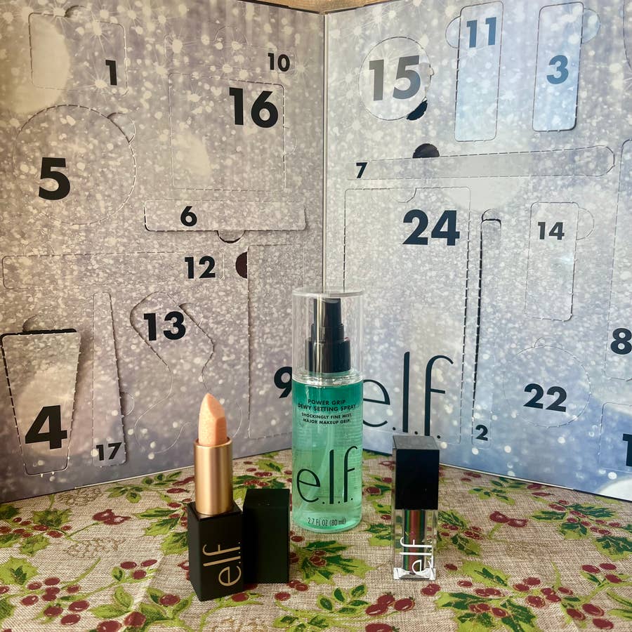 makeup advent calendar elf