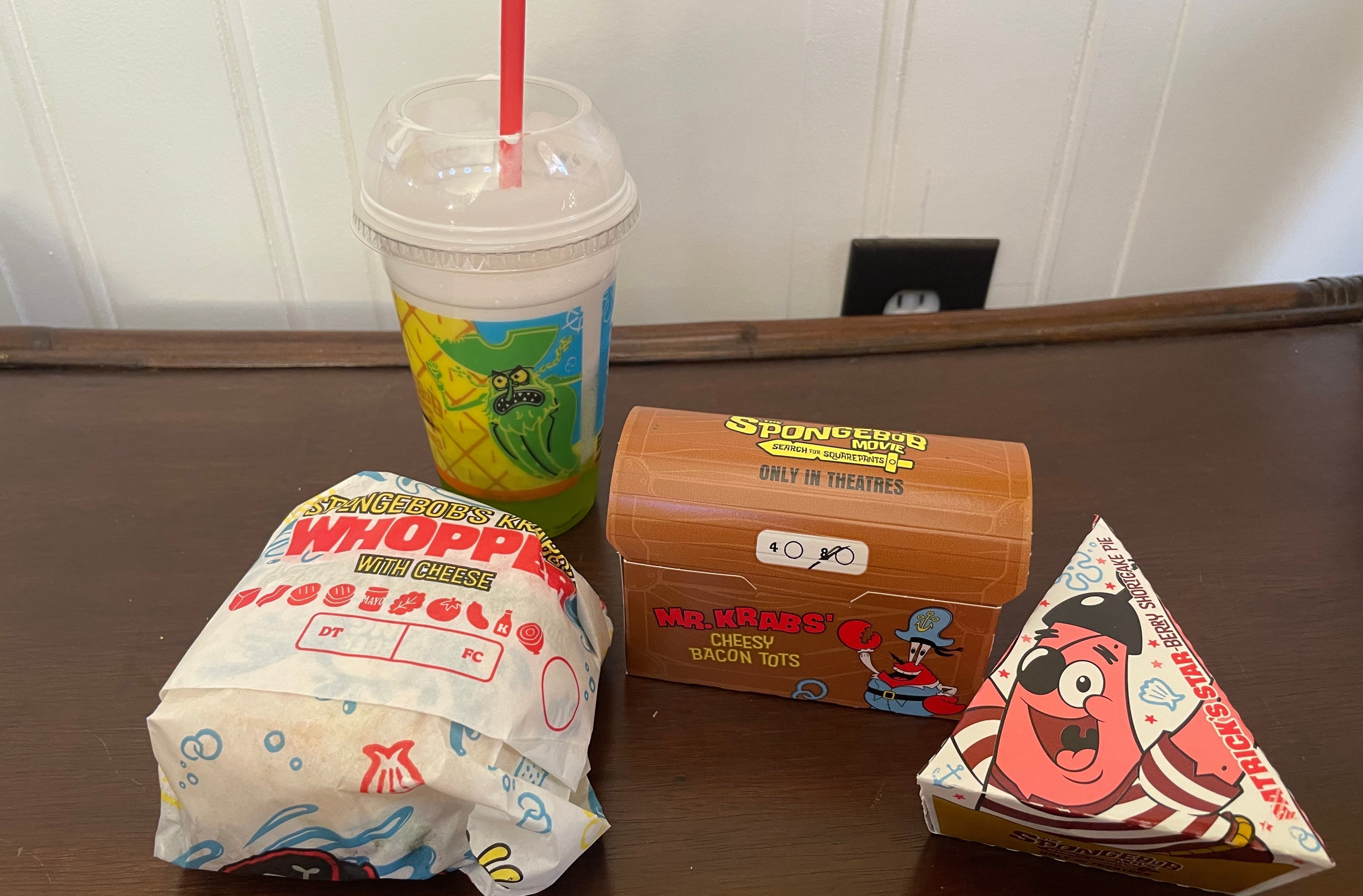 I Tried The Burger King SpongeBob Meal: Review & Photos