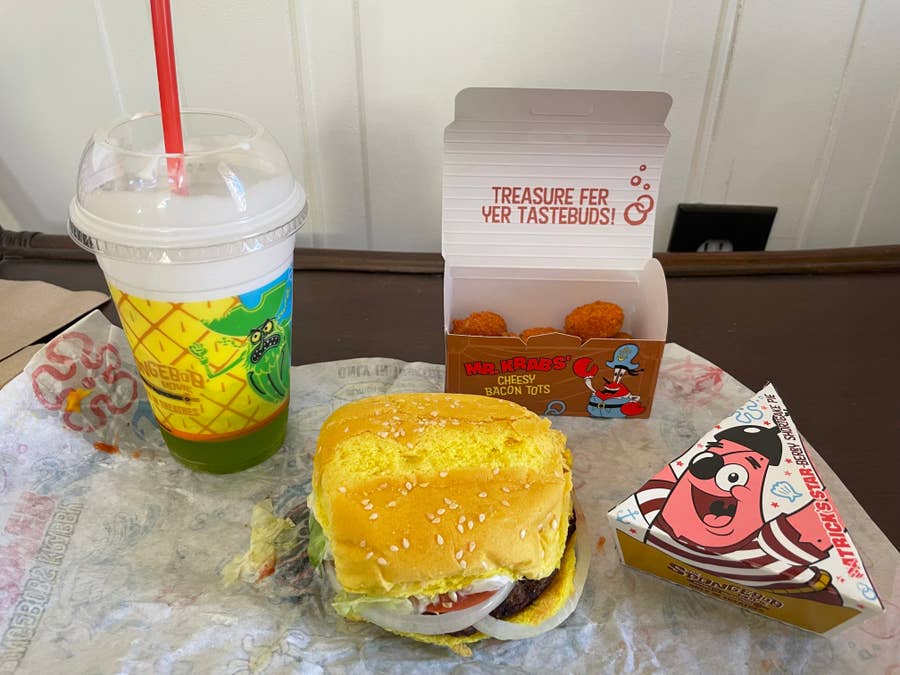 spongebob try a snack