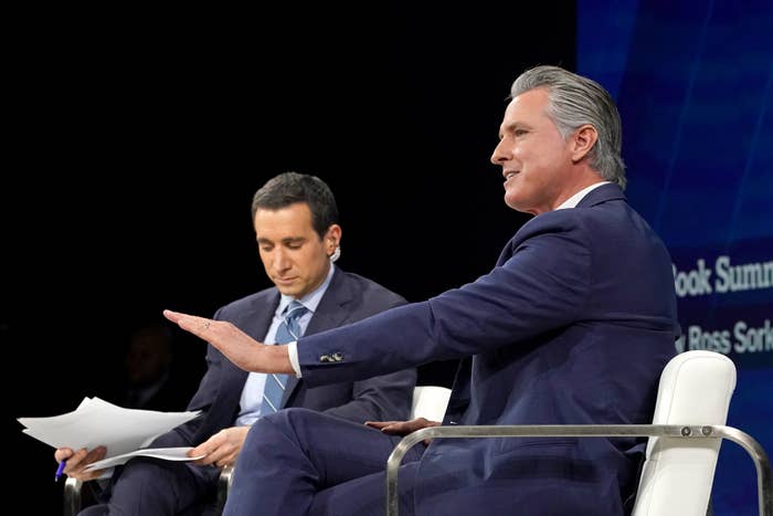 Gavin Newsom Crossed Legs Debate