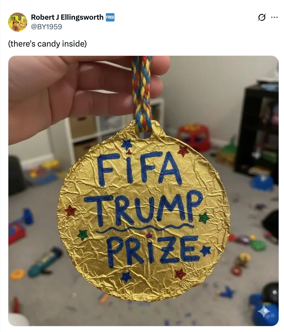 22 Jokes About Trump's "Peace Prize" Participation Medal That Are Just ...