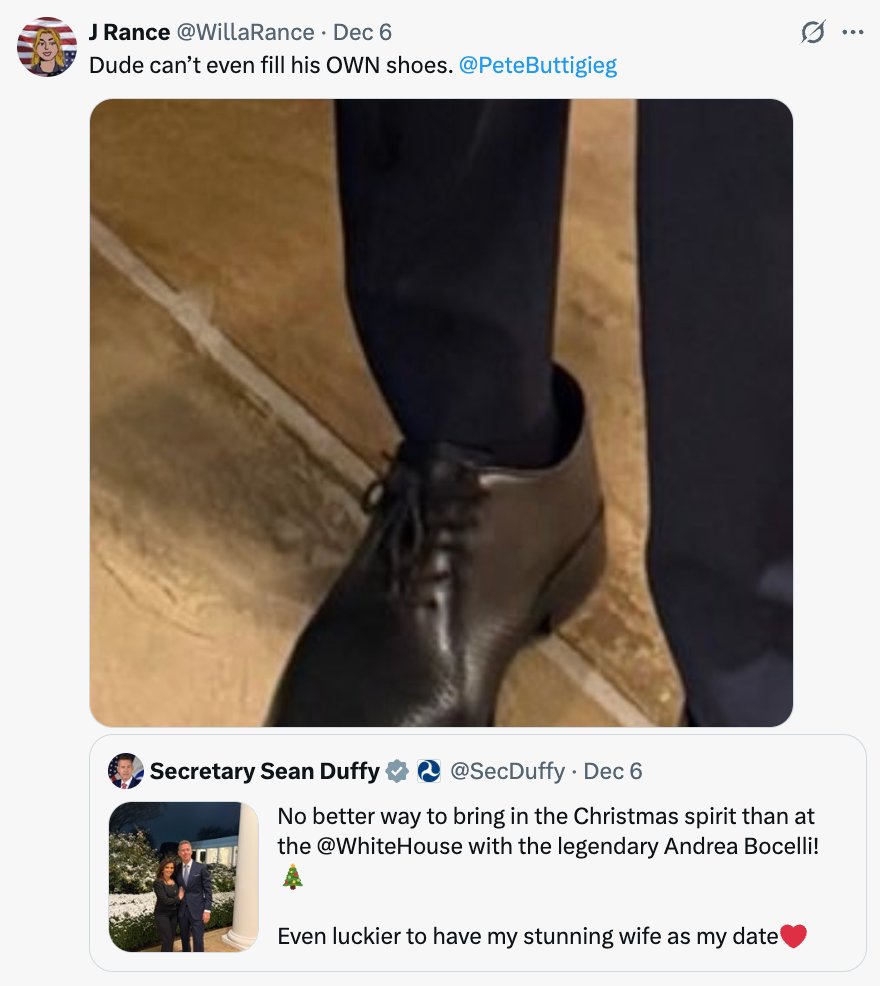 Yikes, The Secretary Of Transportation's Shoes Are Going Viral Again