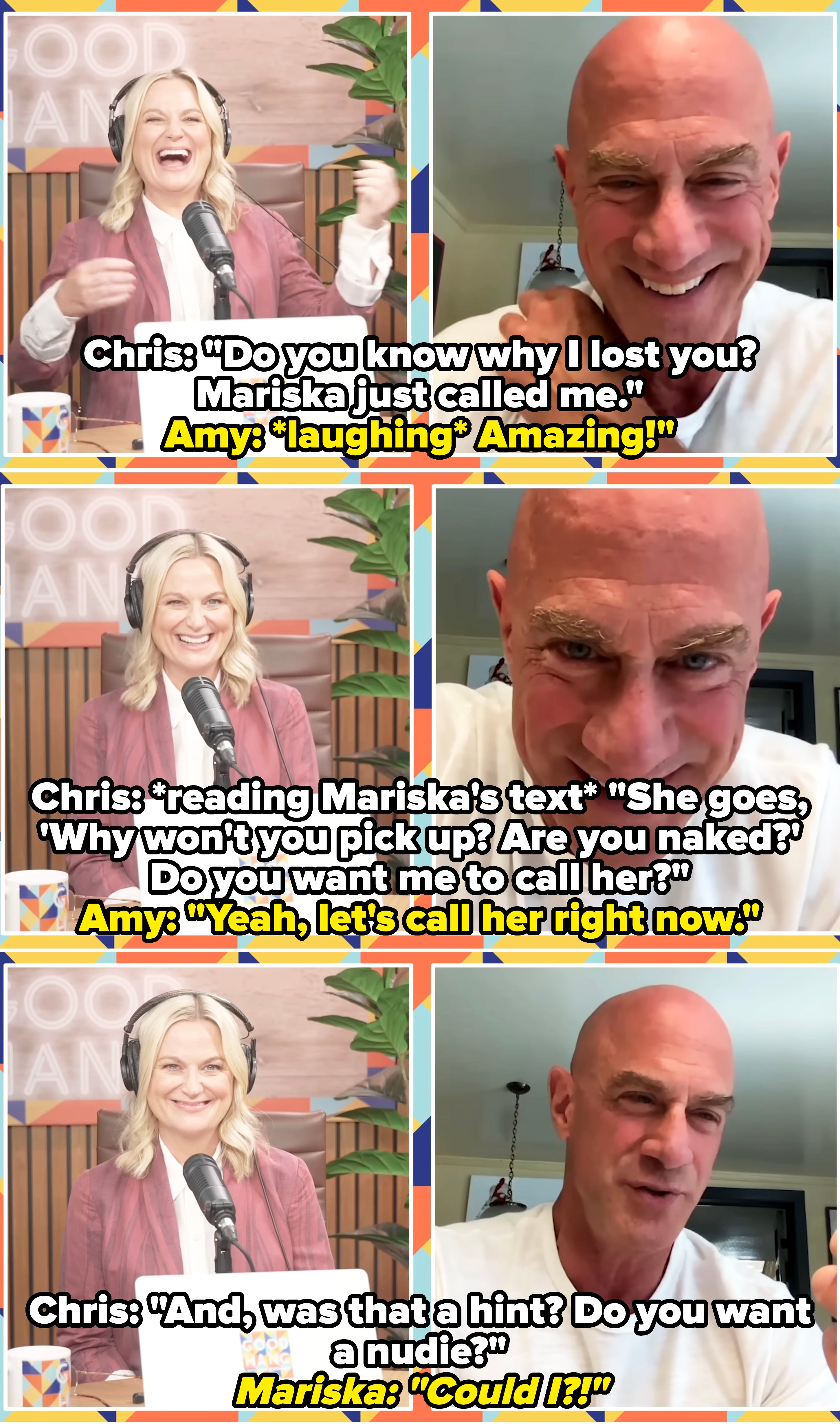Amy Poehler Good Hang Podcast Best Moments