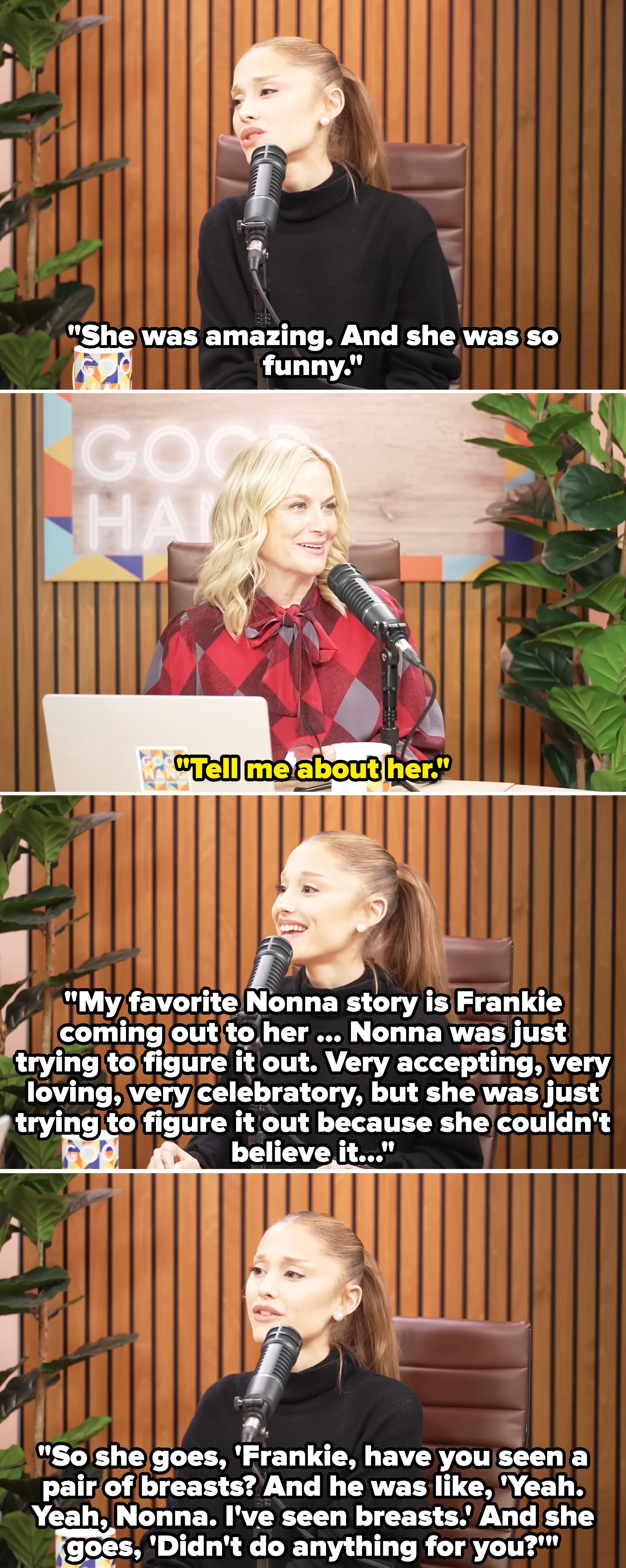 Amy Poehler Good Hang Podcast Best Moments