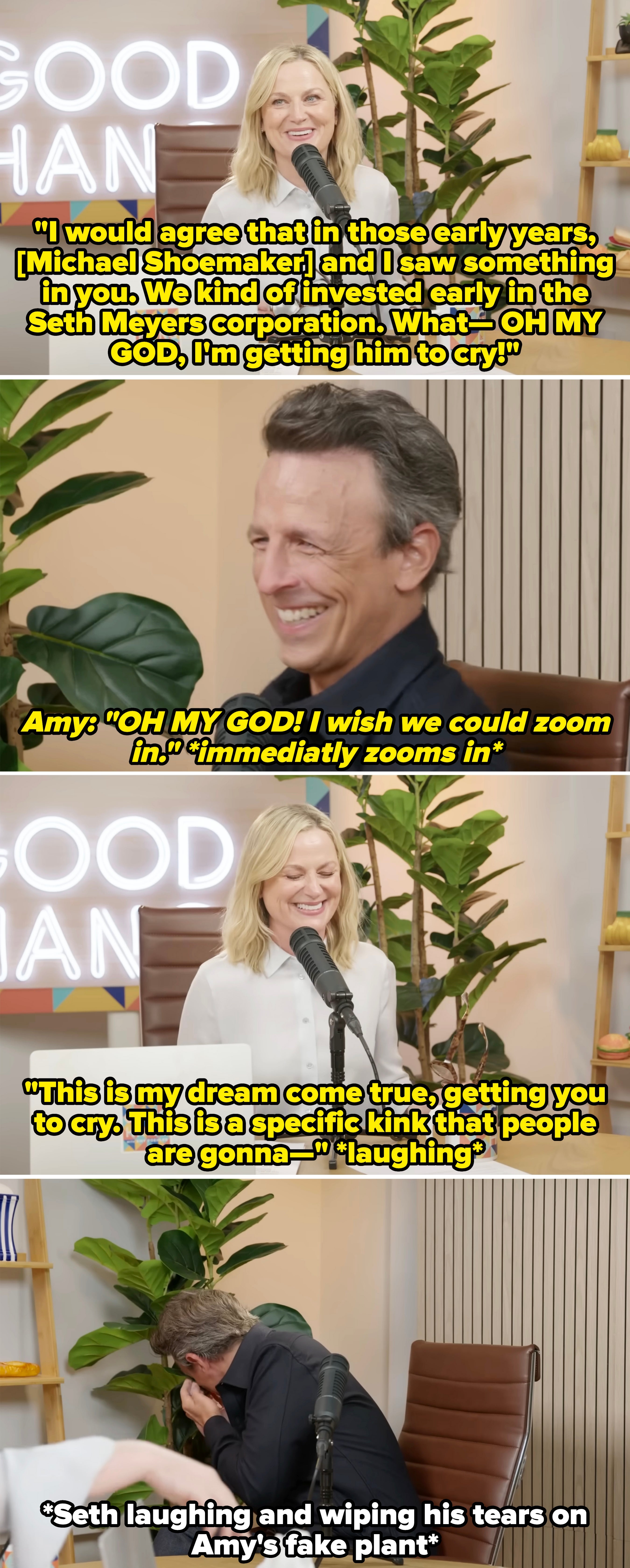 Amy Poehler Good Hang Podcast Best Moments