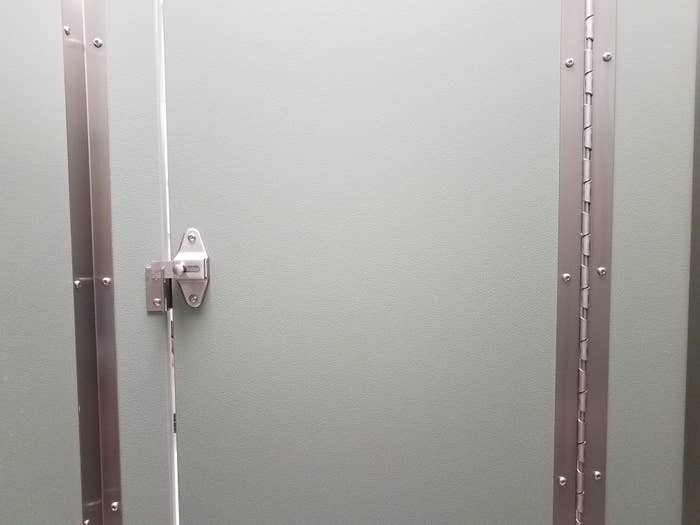 inside bathroom stall