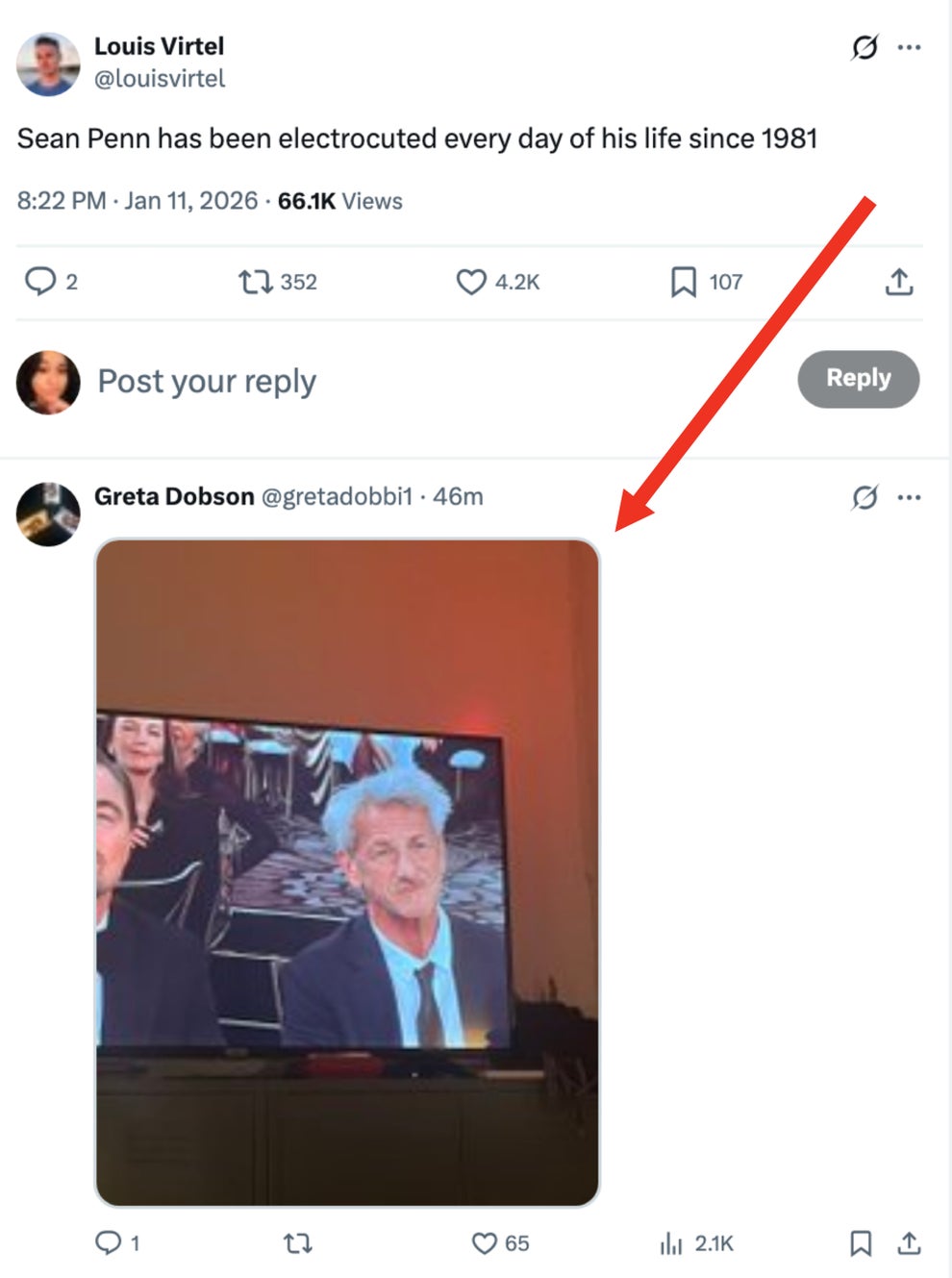 Funny Tweets About The 2026 Golden Globes