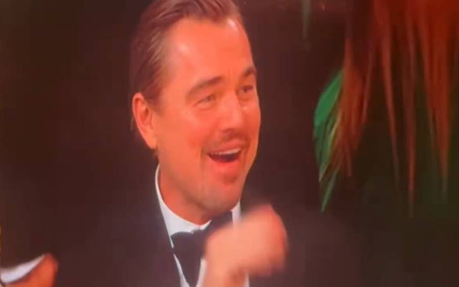 leonardo smiling