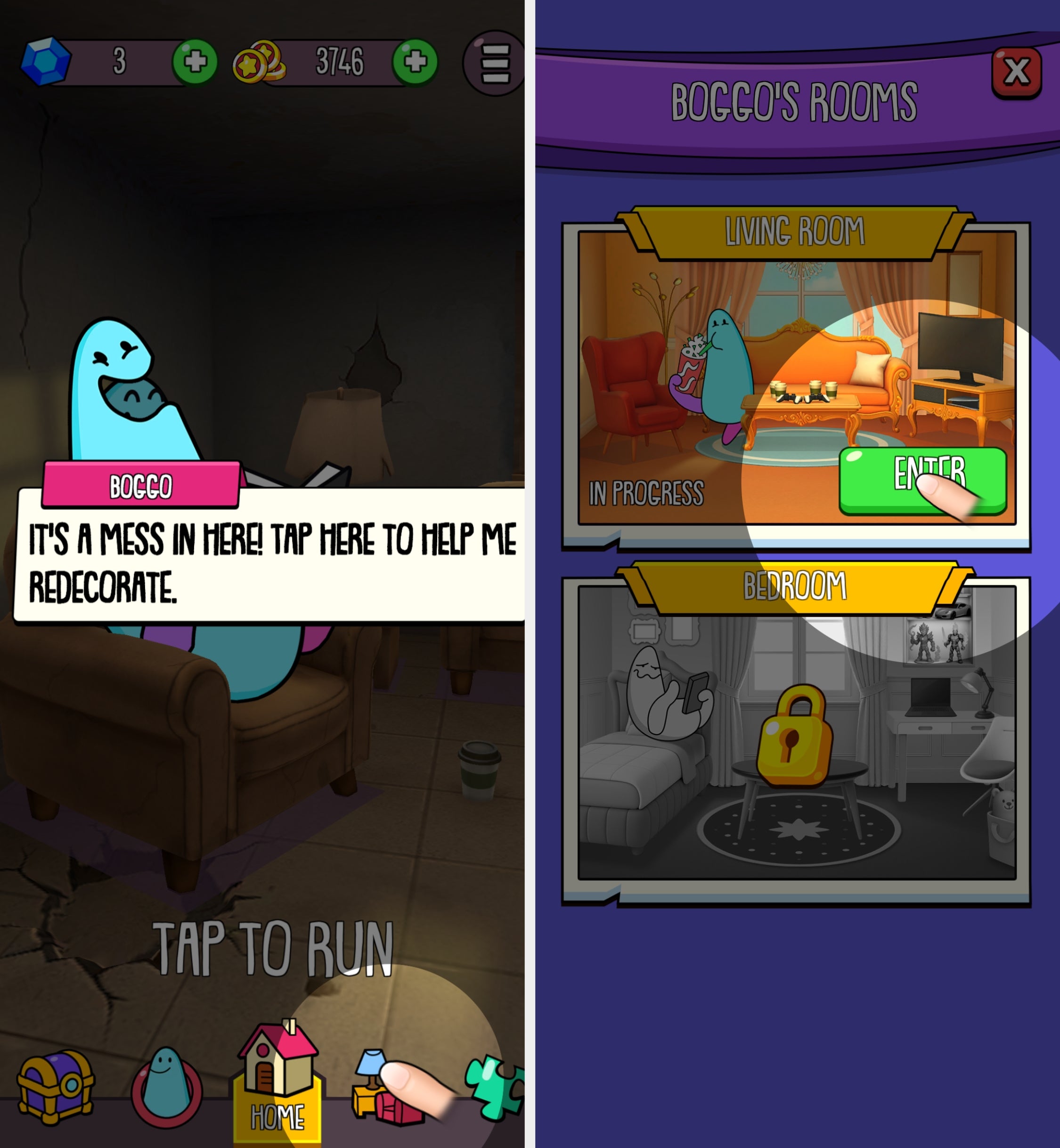"Land Of Boggs: Decor Dash" Mobile Game Review