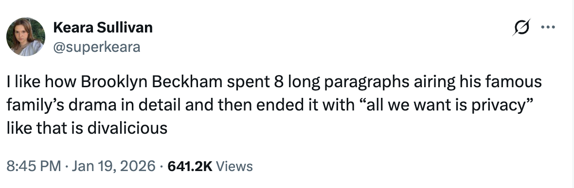 The Memes About This One Wild Detail In The Beckham Family Drama Are So ...