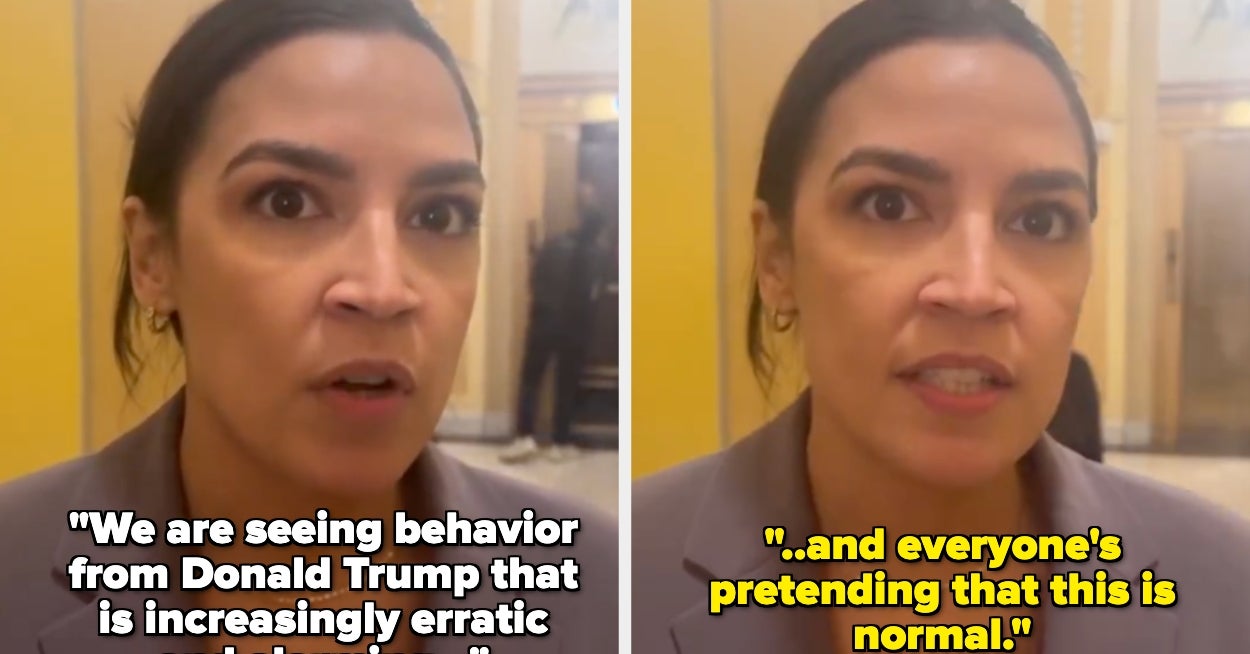 Viral: AOC Replies To Question On Trump's Cognitive Decline